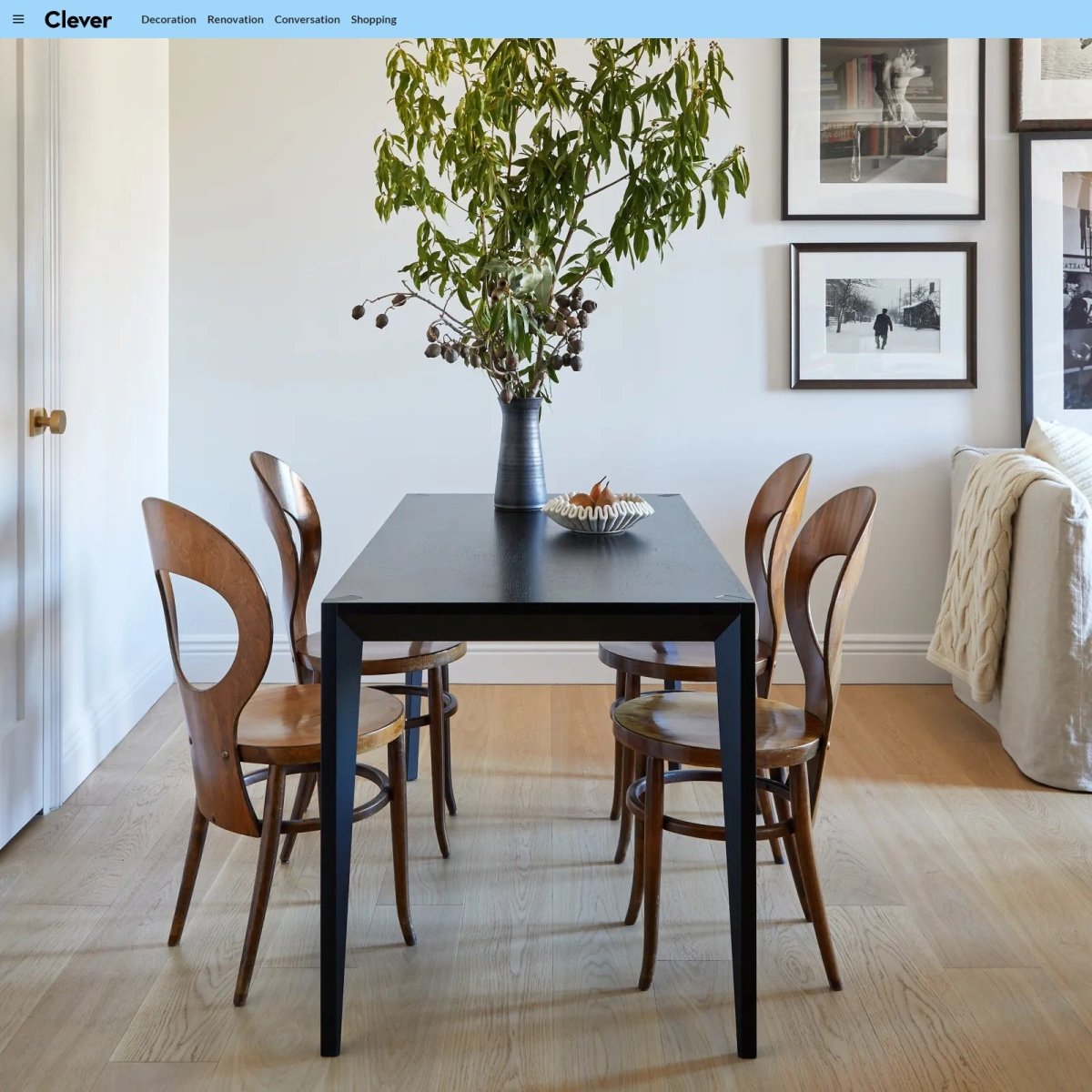 Ebonized MiMi table spotted on AD's Clever – miduny